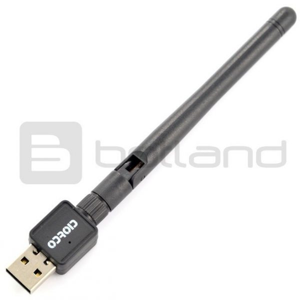 Karta sieciowa WiFi USB N 150Mbps Realtek RTL8188CUS-GR z anteną- WiFi ...