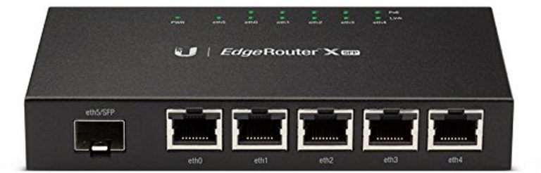 Ubiquiti EdgeRouter ER-X-SFP 5 Gigabit RJ45 ports with passive PoE ...